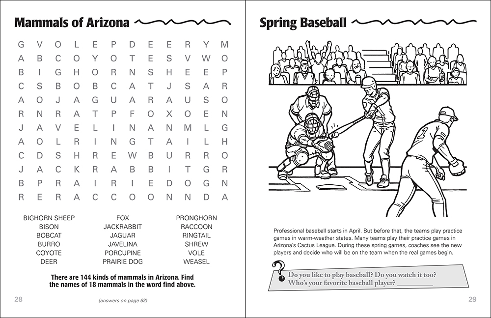Arizona Activity Book - AdventureKEEN Shop
